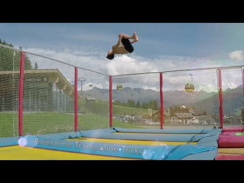 Awesome Trampoline Tricks! - YouTube