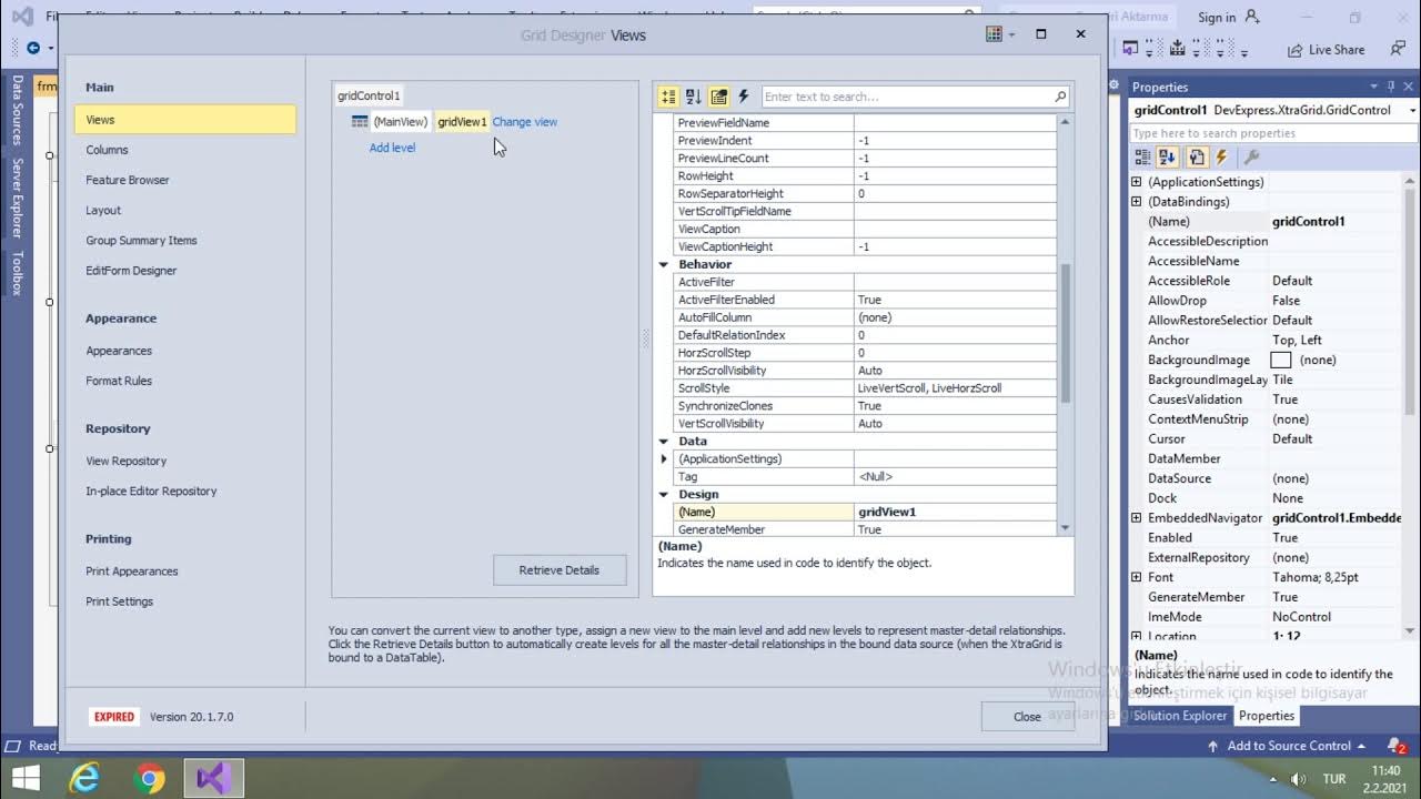 C# Devexpress GridControl(Gridview1) ile Kayıtları TextEditlere Aktarma ...