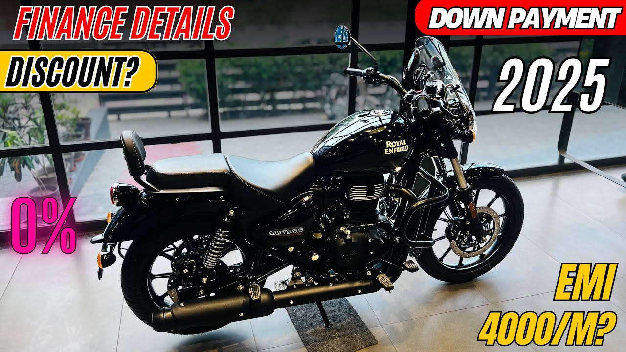 Royal Enfield Meteor 350 Base Model Finance Details Down Payment & EMI ...