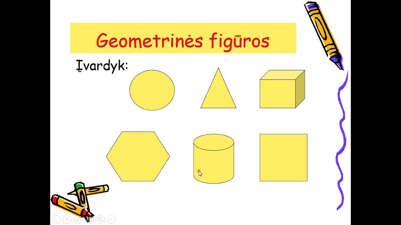 Geometrinės figūros - YouTube