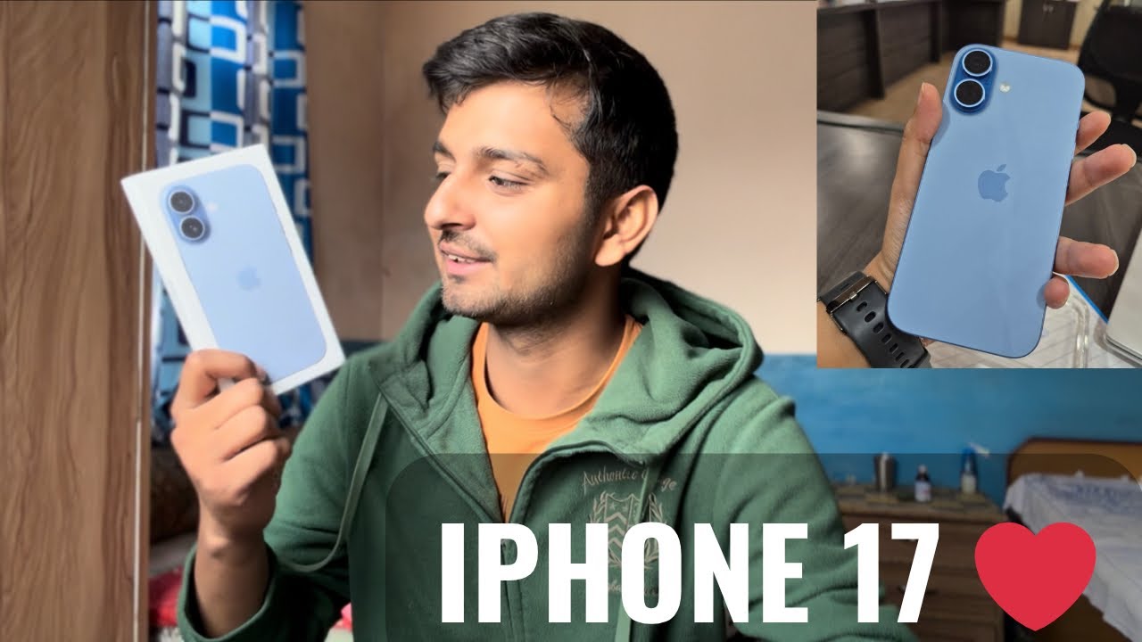 Apple iPhone 17 Unboxing & First Look - Best New iPhone For Everyone😴 ...