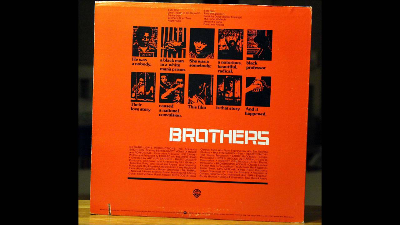 Brothers (1977) Soundtrack - 9 - David and Angela - YouTube