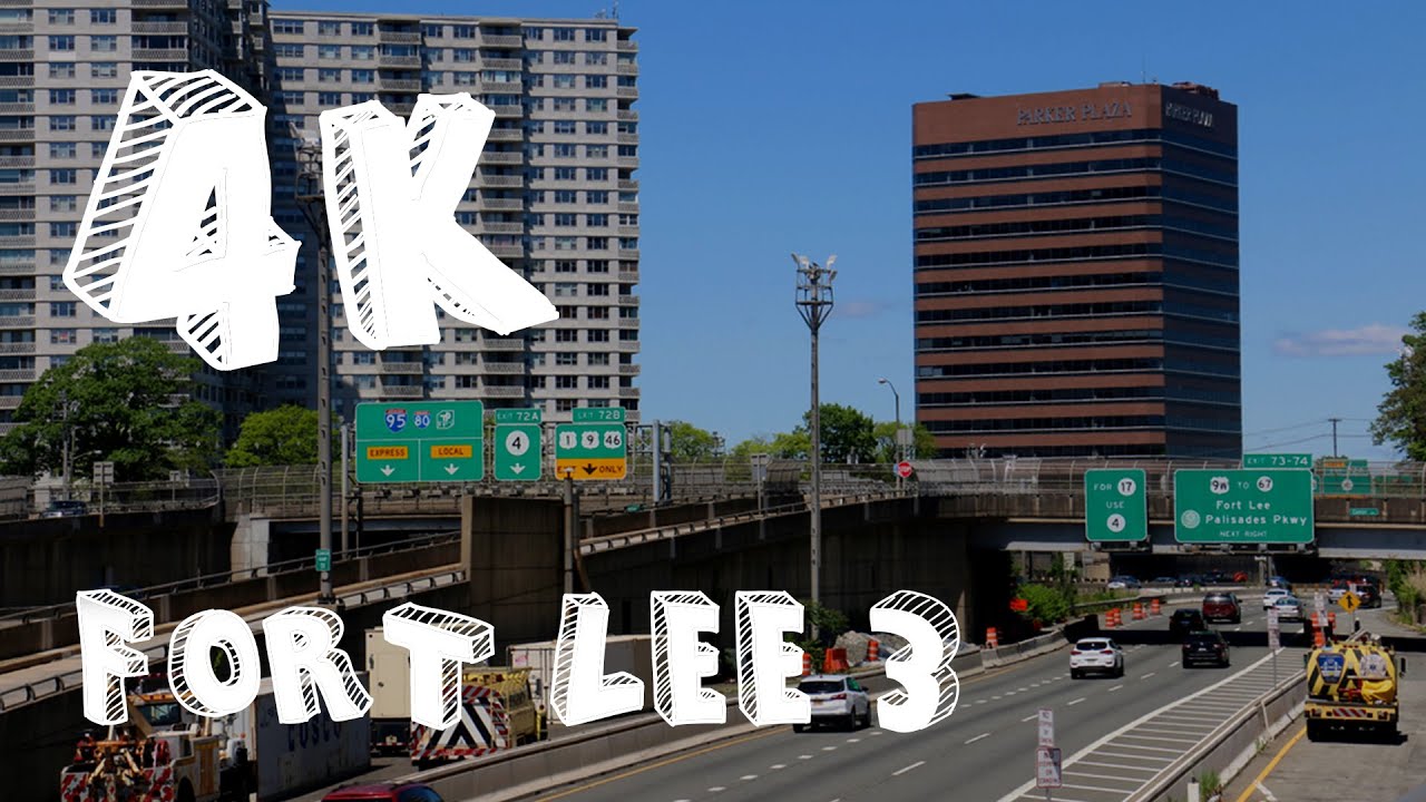 [4K] WALK - Downtown of Fort Lee (From Center Ave and Lemoine Ave ...