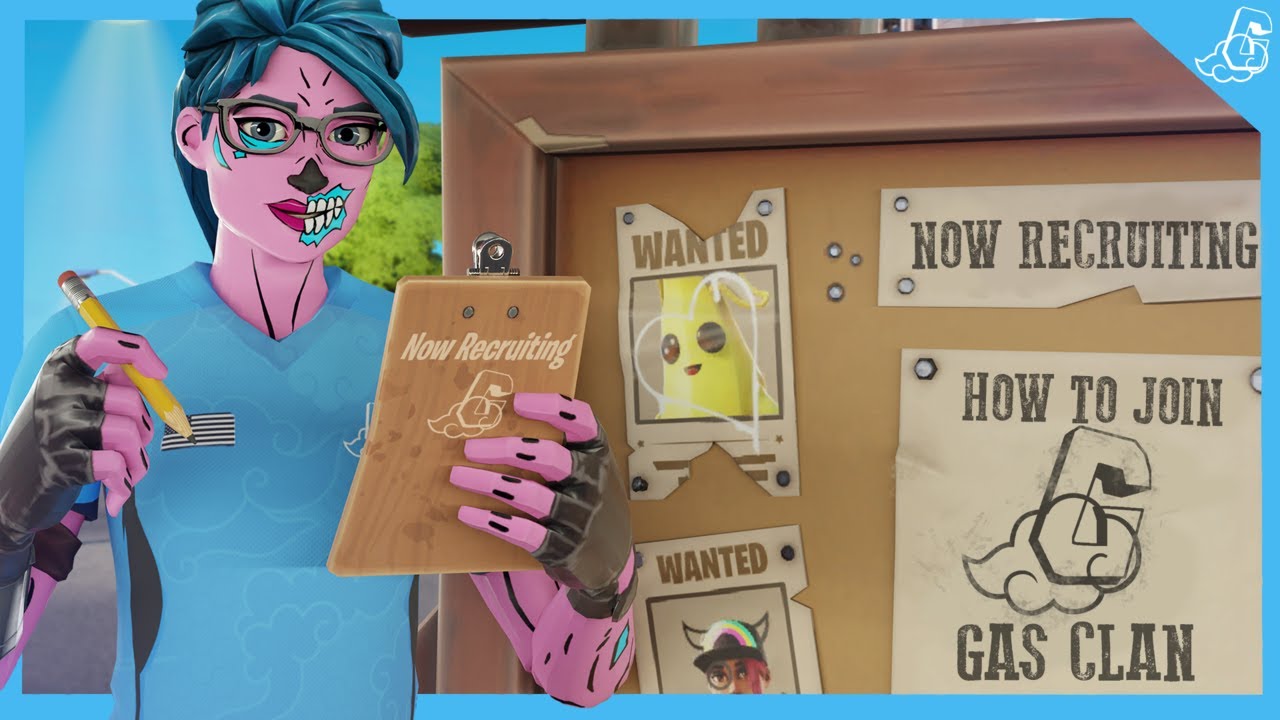 How To Join Gas Clan (Join a Fortnite Clan) Recruitment Challenge - YouTube