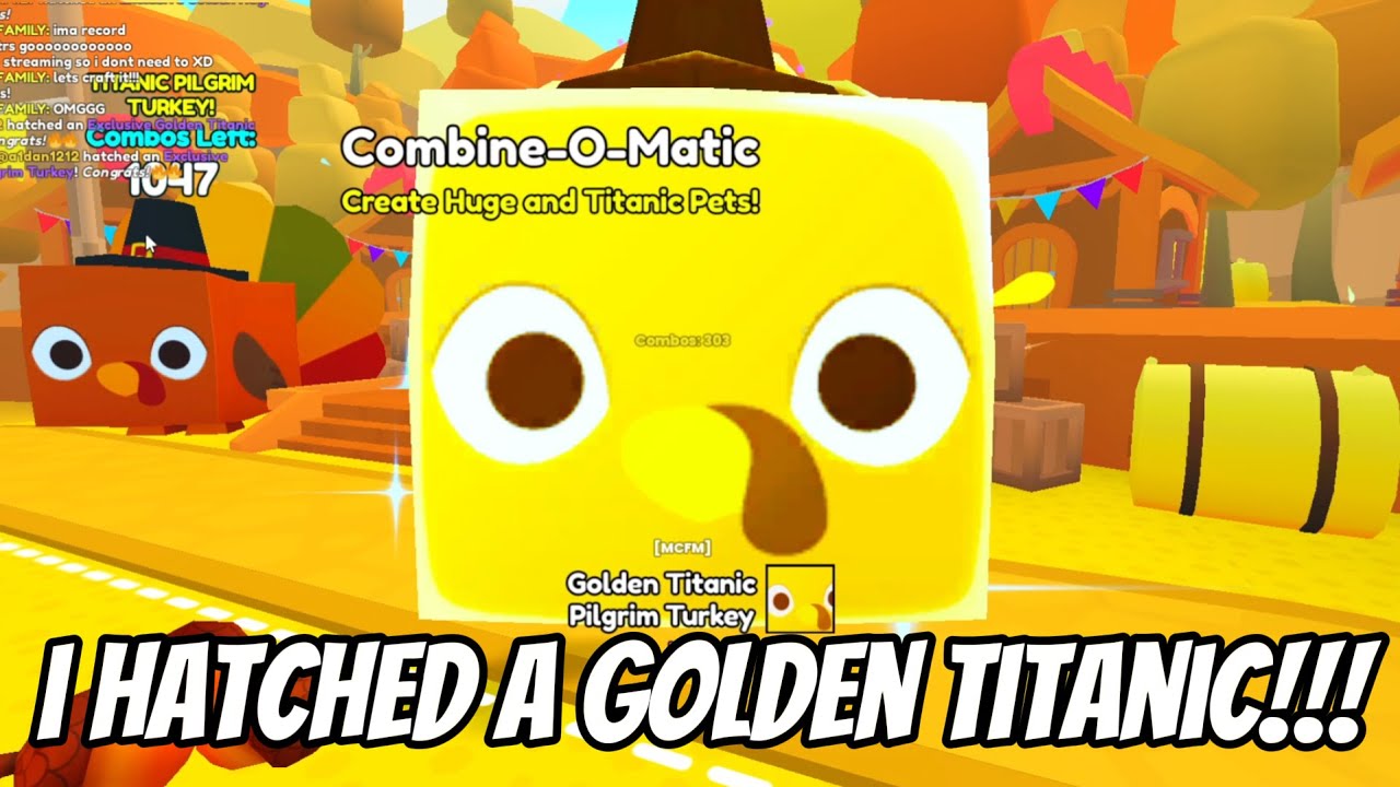 I Hatched my FIRST TITANIC!!! (pet simulator 99) - YouTube