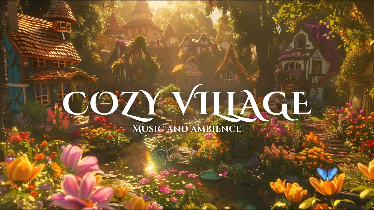 Cozy Fantasy Village | Vol. 2 | Music and Ambience🍃🎶 - YouTube