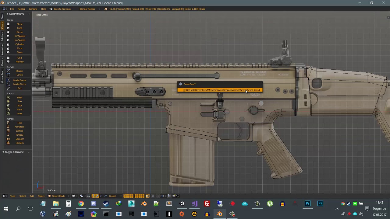 BattleBit Remastered Scar-L Speed Modeling - YouTube