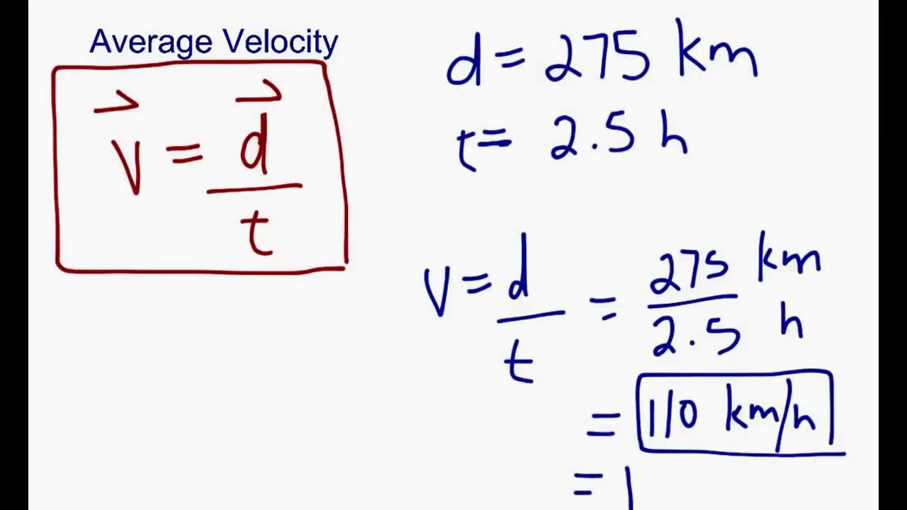 Physics 20: Kinematics Ch 1.2: Velocity - YouTube