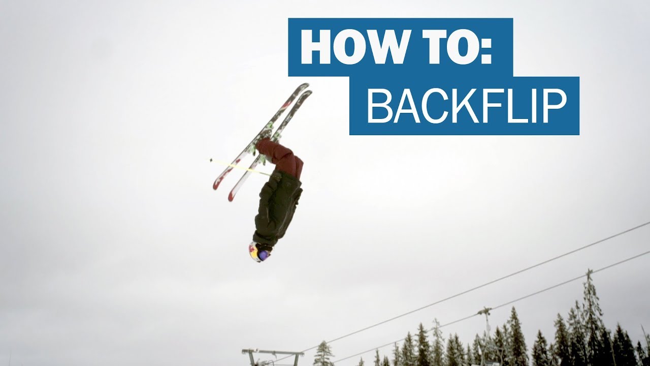 How to BACKFLIP on skis with Jesper Tjäder - YouTube