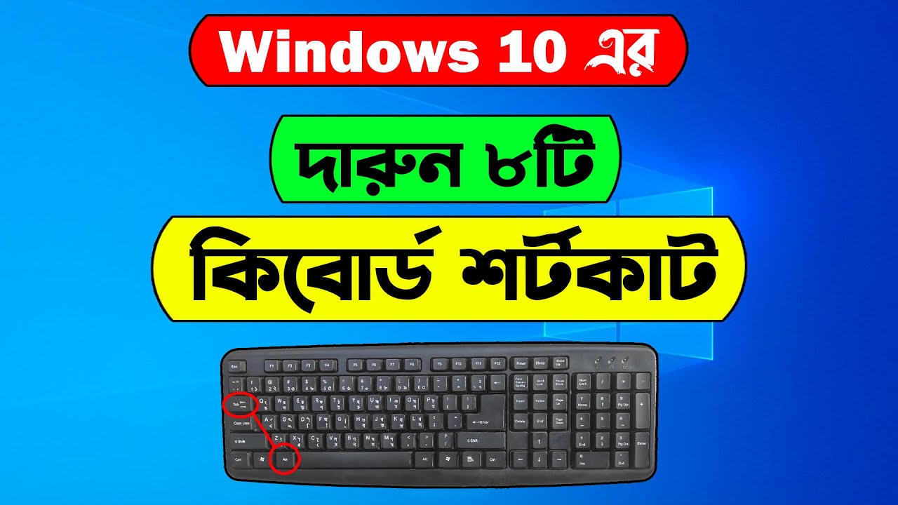 8 useful keyboard shortcuts of Windows 10 | Windows 10 keyboard ...
