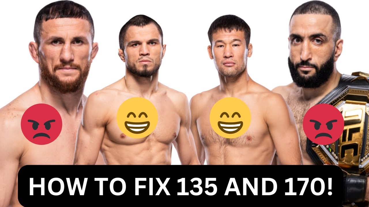 How To FIX 135 and 170 Divisions! - Umar & Sean KO Merab? Belal Gets ...