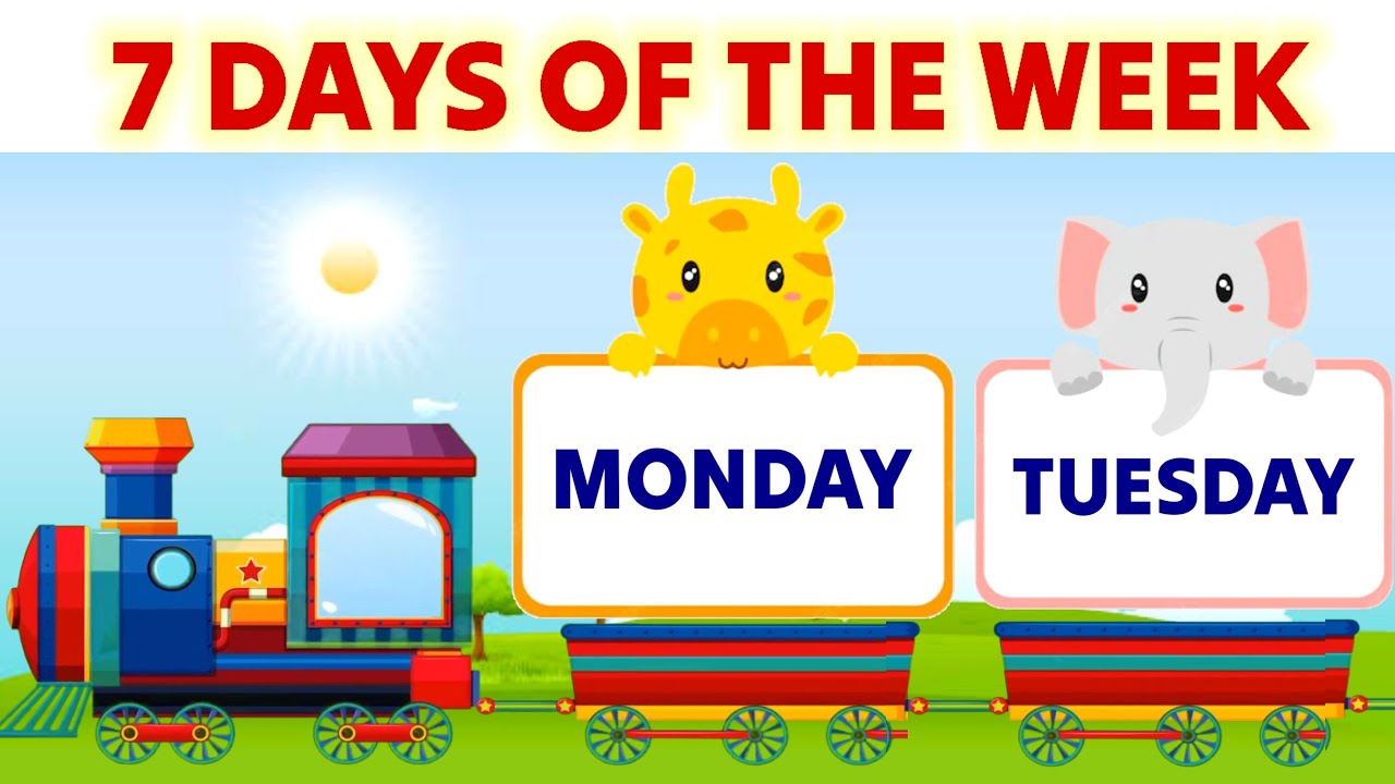Days of the Week | Educational Video for Kids | Learning Video for ...