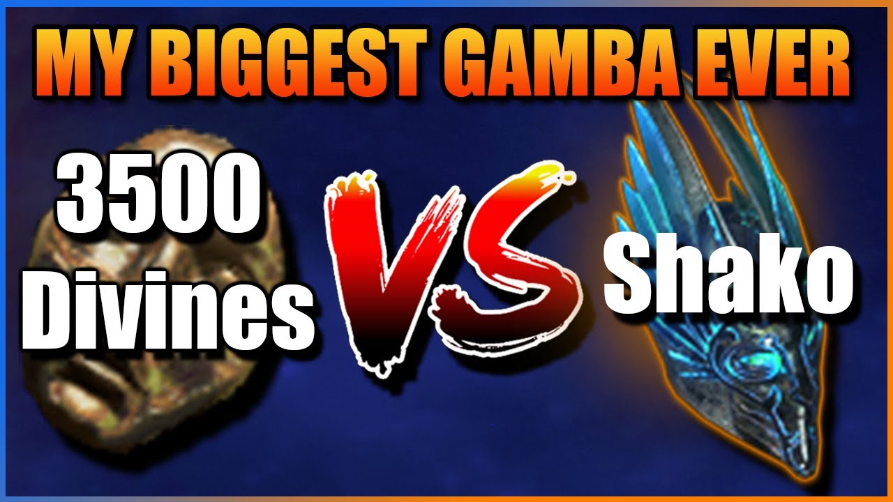 3500 Divine Orbs (250ex) vs Forbidden Shako Gamble | PoE 3.17 - YouTube