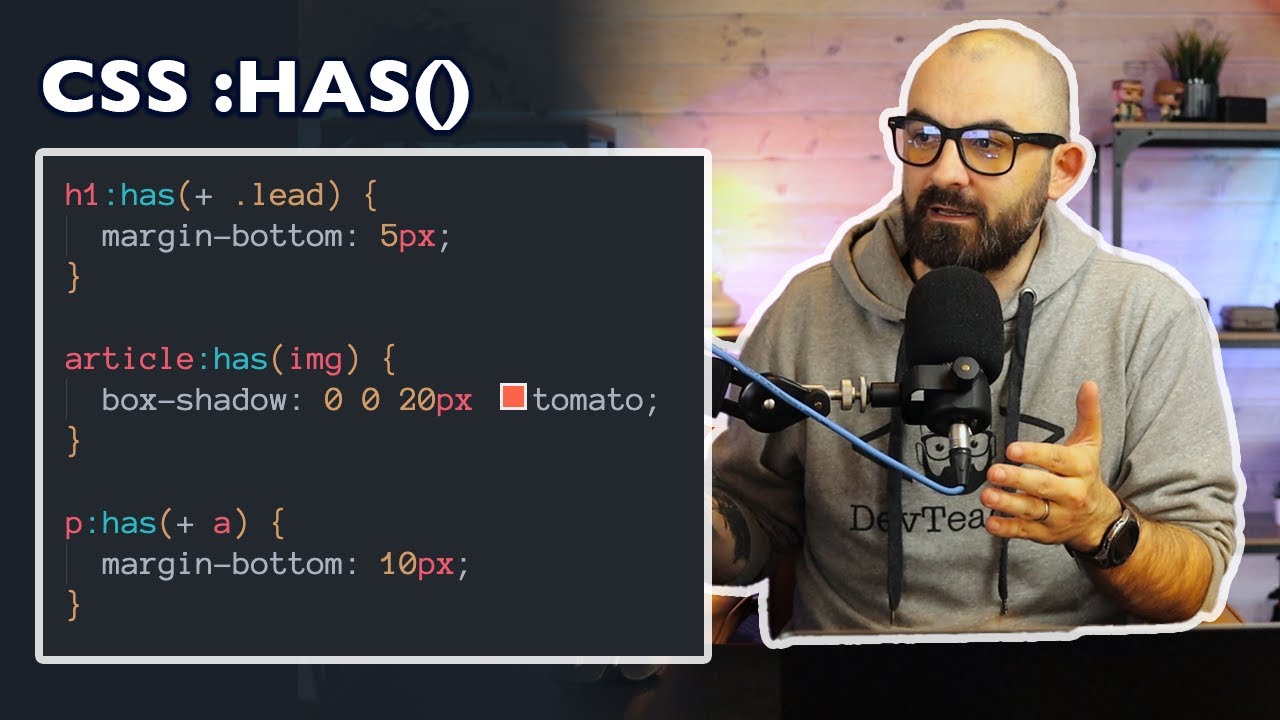 CSS has() Selector. Sådan kan du vælge parent elementer. - YouTube