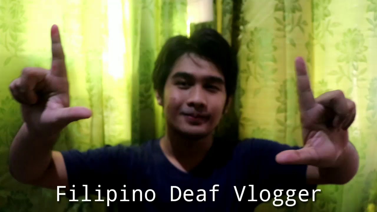 Filipino Deaf Vlogger - YouTube