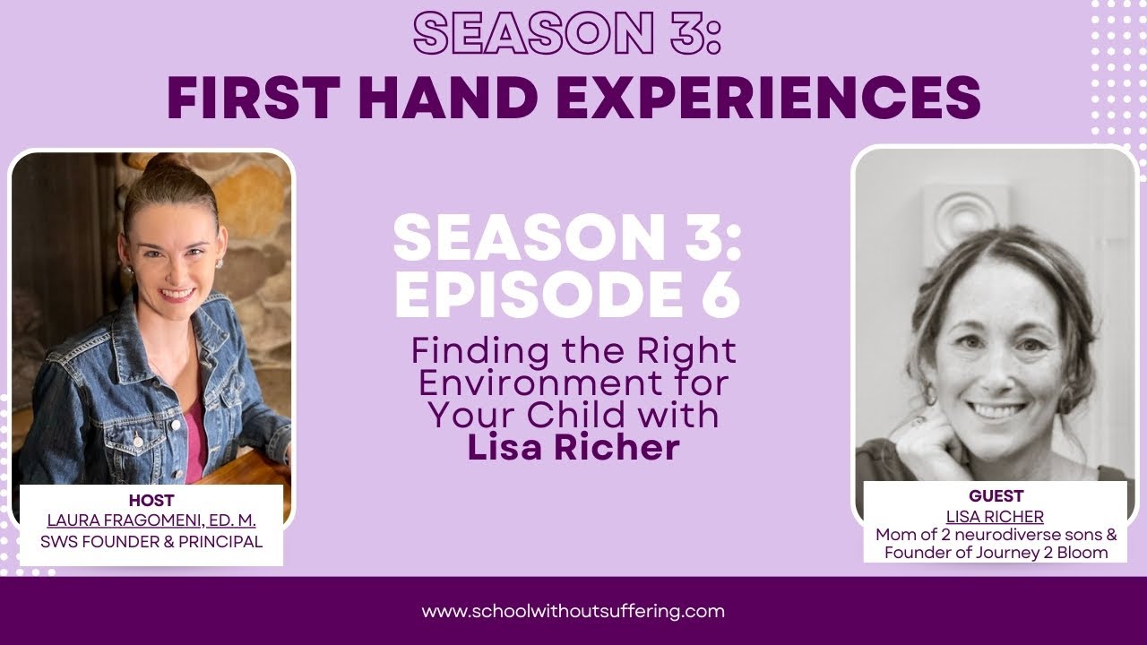 First-Hand Experiences Episode 6: Finding the Right Environment for ...