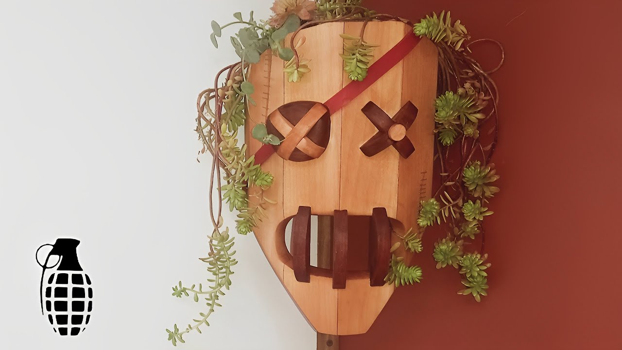 Mask flower pot? - YouTube