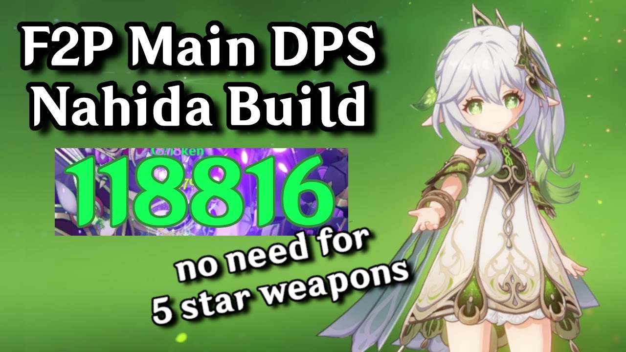 C0 Main DPS Nahida is DEADLY! Special Combo & Playstyle Guide | Genshin ...