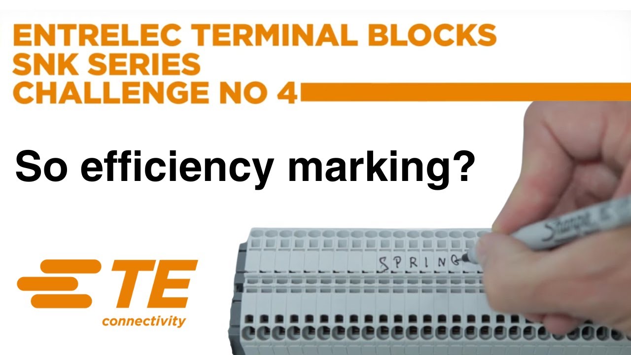 Efficient Labelling Face-Off with Entrelec Terminal Blocks - YouTube