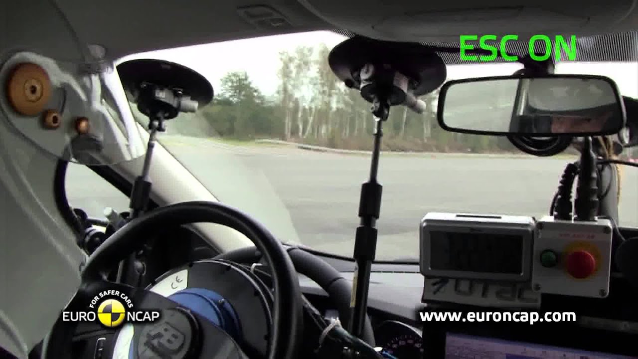 Euro NCAP | Ford Kuga | 2012 | ESC test - YouTube