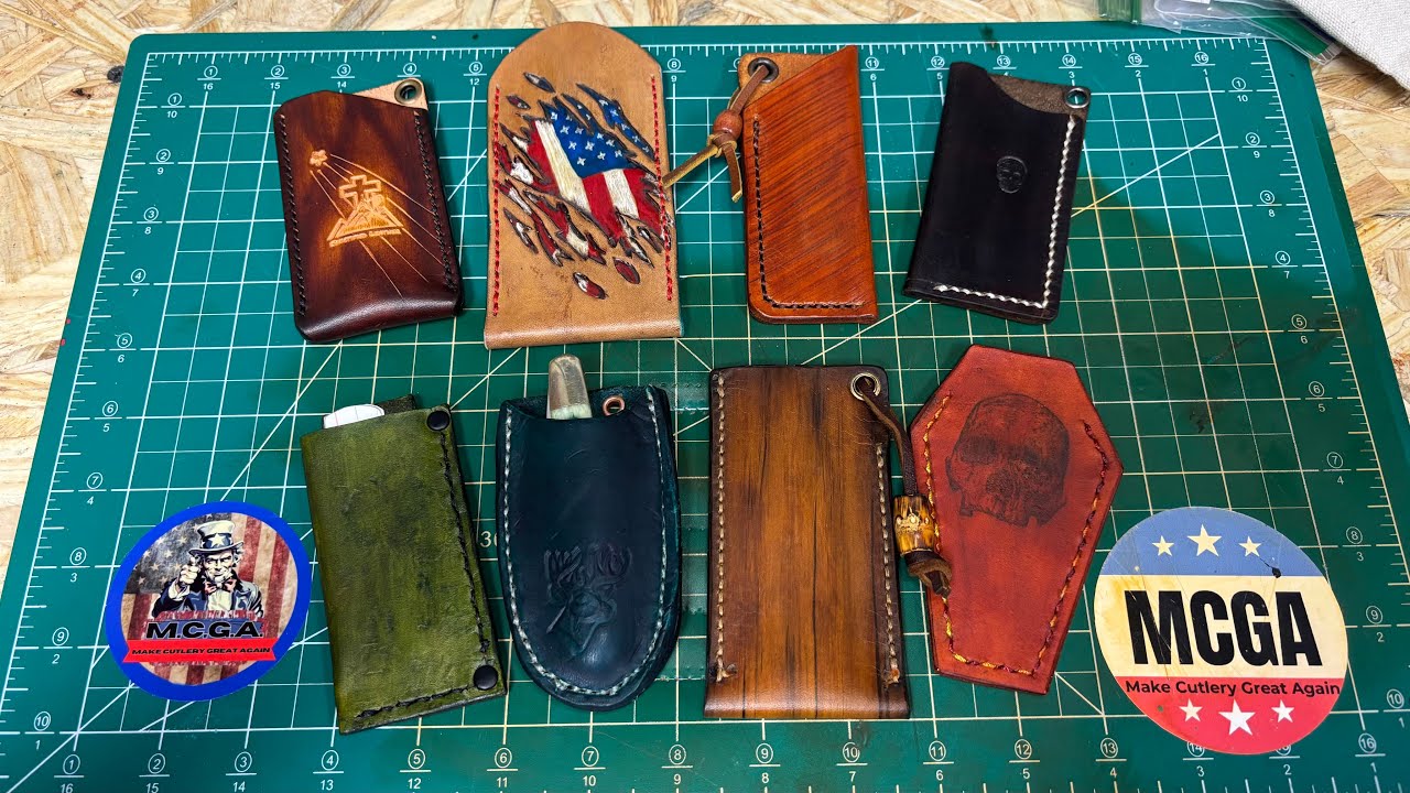 Traveling box of leather from some amazing leather workers - YouTube