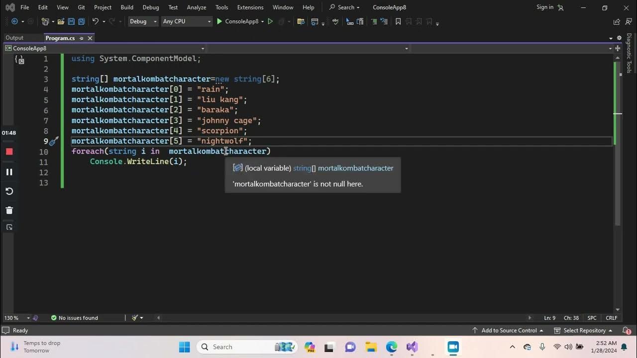 Array Assignment - YouTube