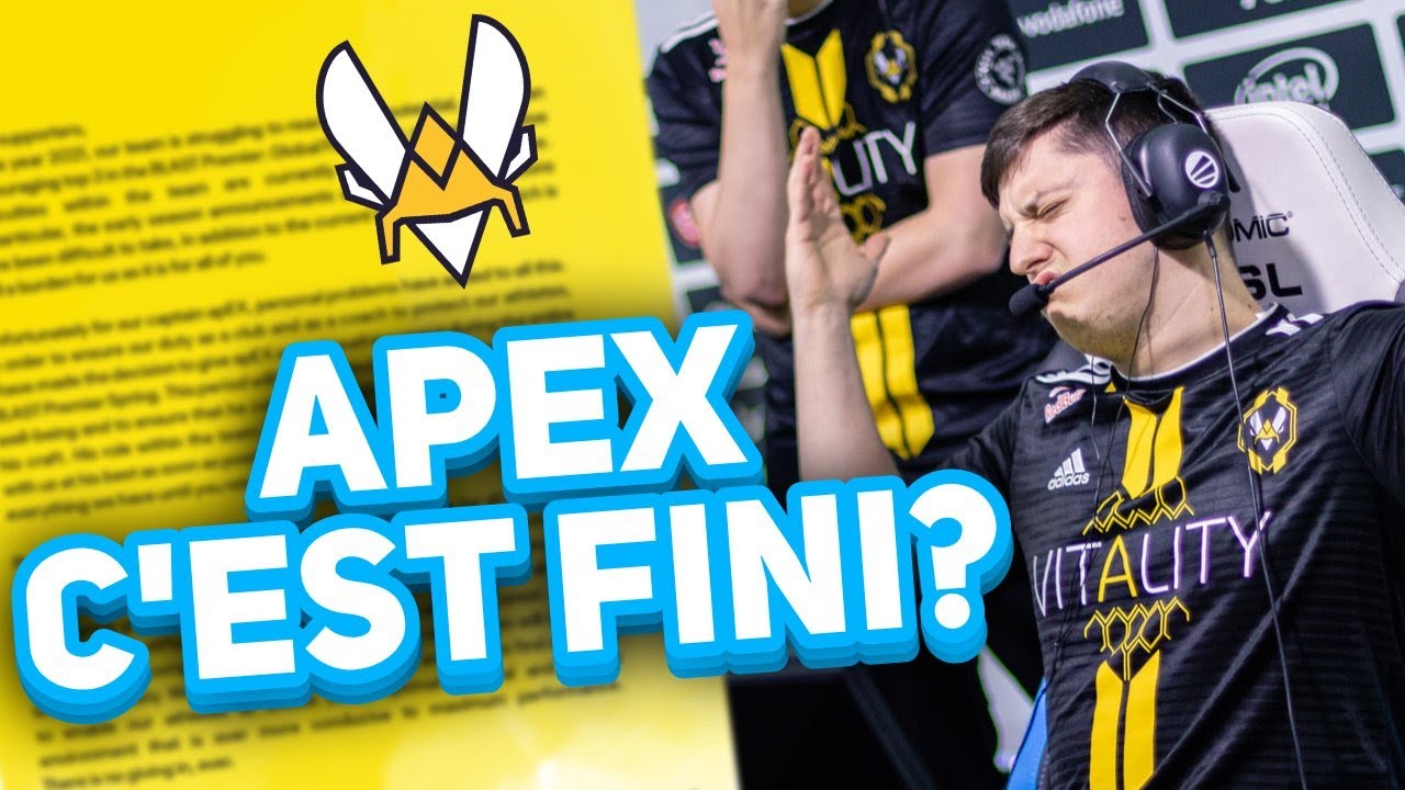 VITALITY MET APEX SUR LE BANC, FIN DE CARRIÈRE ? - YouTube