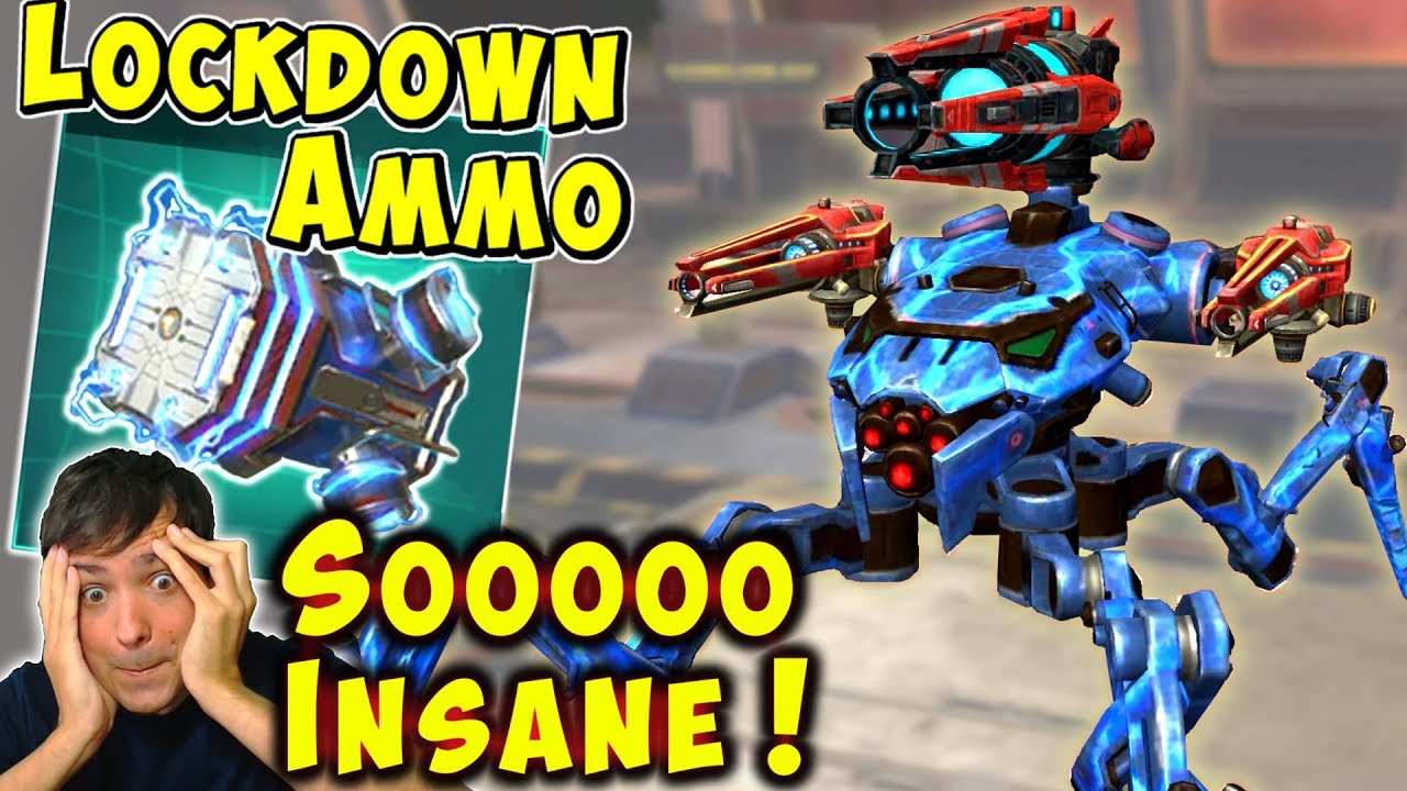 Brutal SNIPER RAYKER with LOCKDOWN AMMO - War Robots Mk2 Gameplay WR ...