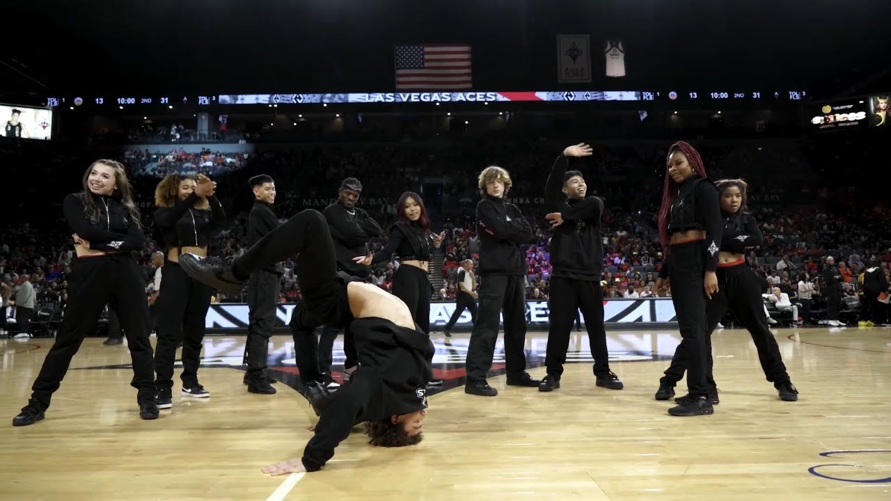 Hip Hop Dance Crew Performance I Las Vegas Aces I Stadium Dance - YouTube