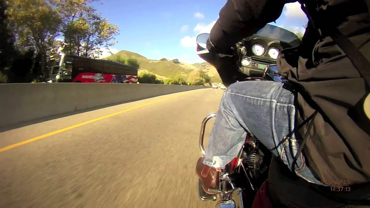 LA to SFO HD Street Glide Drift 1080p Dec 2012 - YouTube