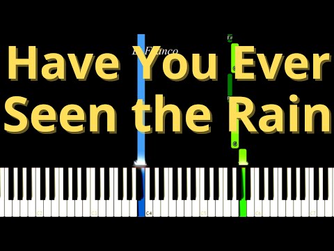 Have You Ever Seen the Rain Easy Piano