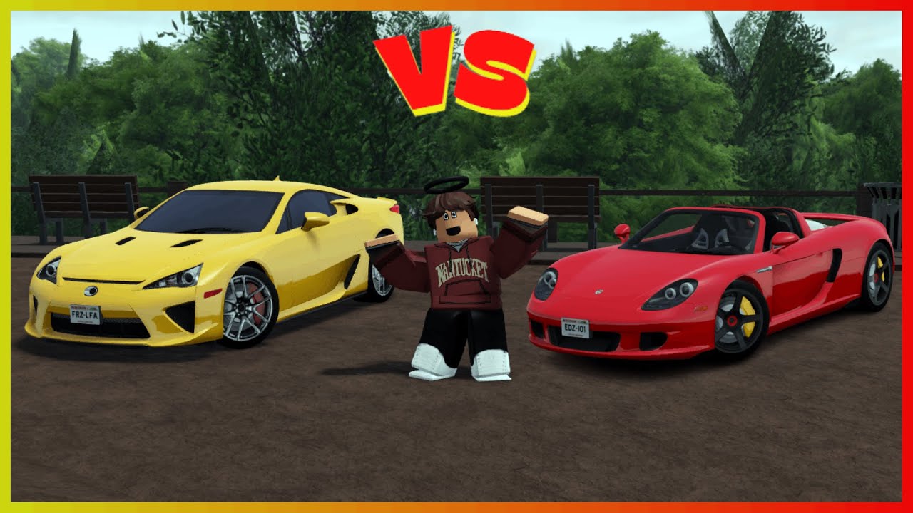 2012 Lexus LFA VS 2007 Porsche Carrera GT | Roblox Greenville VS Review ...