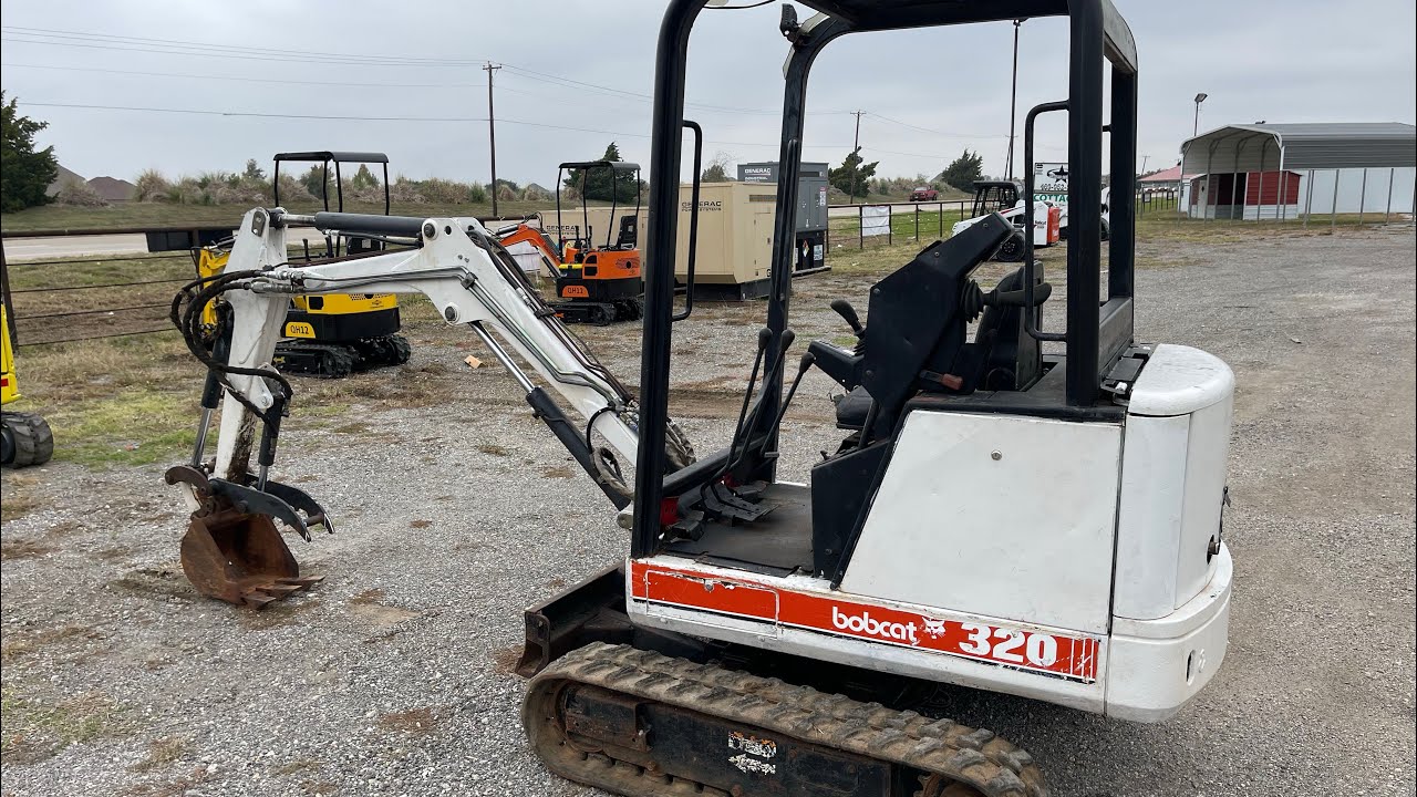 2000 Bobcat 322 Mini Crawler Excavator - YouTube
