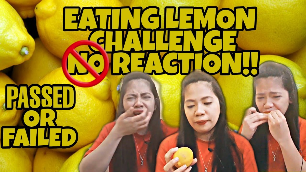 Eating Lemon Challenge Pass or Fail? - YouTube