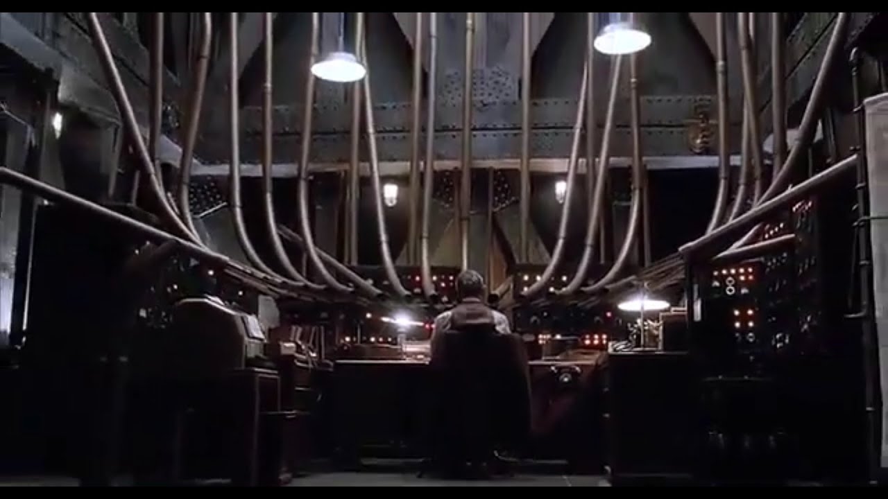 The Shadow - pneumatic tube scene - YouTube