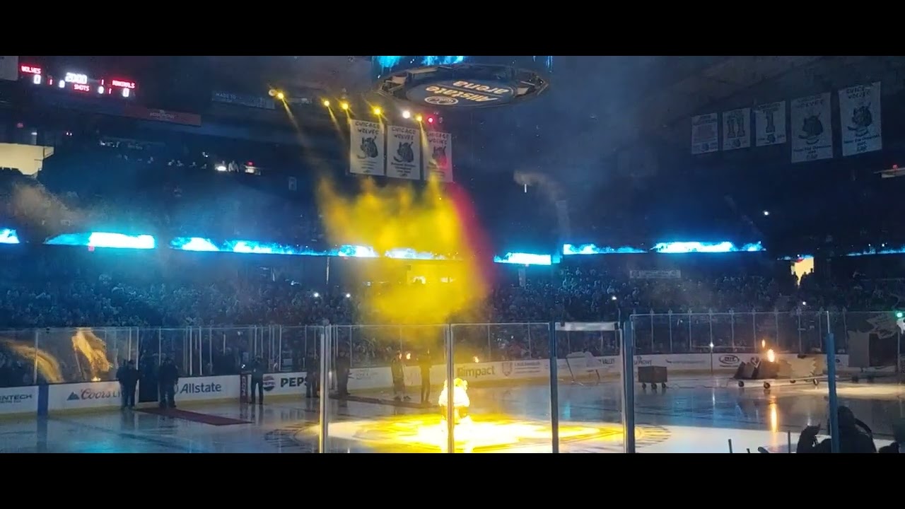 2023-2024 Season Chicago Wolves Home Opener - YouTube