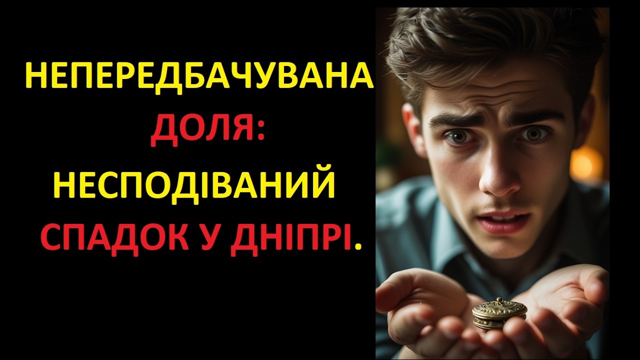 НЕПЕРЕДБАЧУВАНА ДОЛЯ: НЕСПОДІВАНИЙ СПАДОК У ДНІПРІ. - YouTube