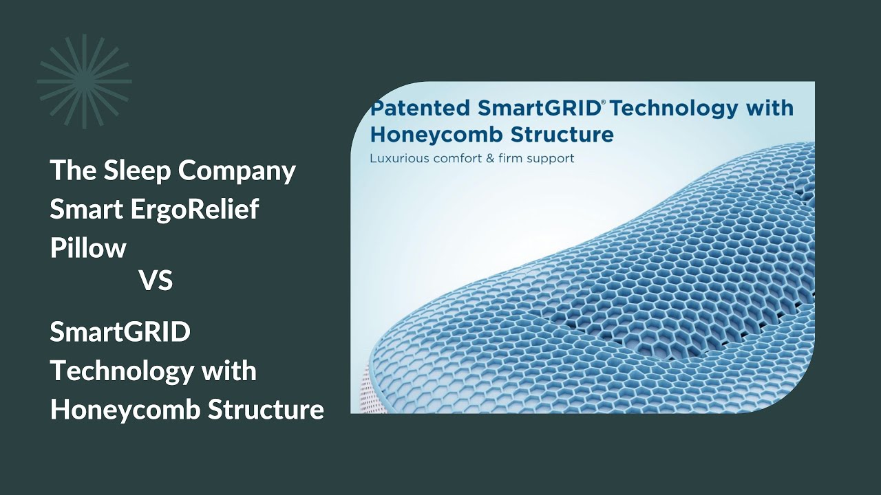 Frido v/s The Sleep Company Honeycomb Smart Grid Pillow v/s My Armor ...