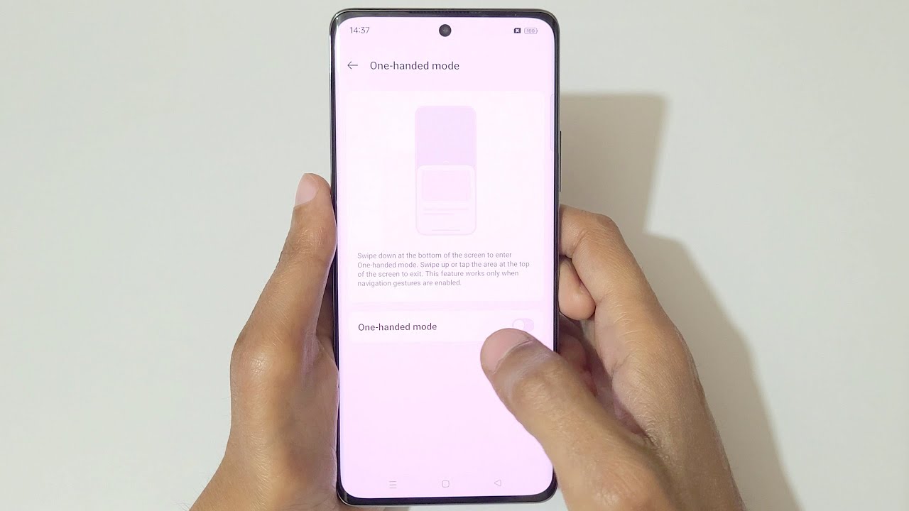 OPPO Reno 11 Pro 5G One Handed Mode - YouTube