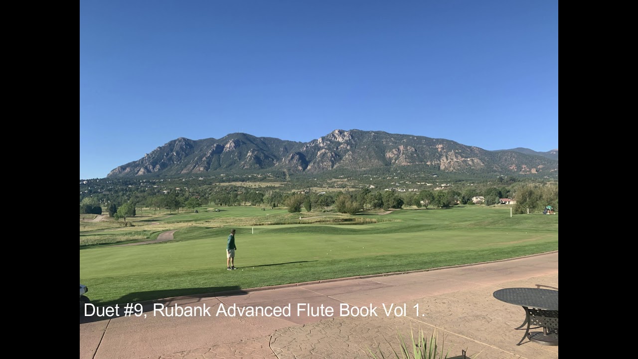 Rubank Advanced Flute Book Volume 1, Duet 9 - YouTube