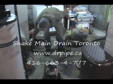 Snake Main Drain - YouTube