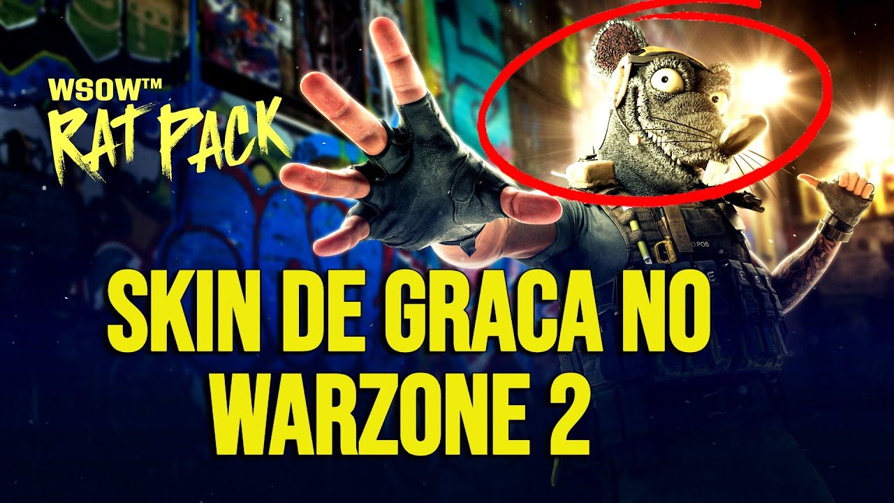 SKIN DO RAT PACK ESTAR GRÁTIS WARZONE 2!! COMO RESGATAR ESSA SKIN QUE ...