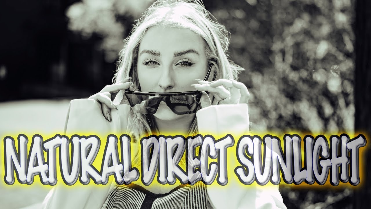 How I Shoot in Direct Natural Sunlight without Off Camera Flash - YouTube