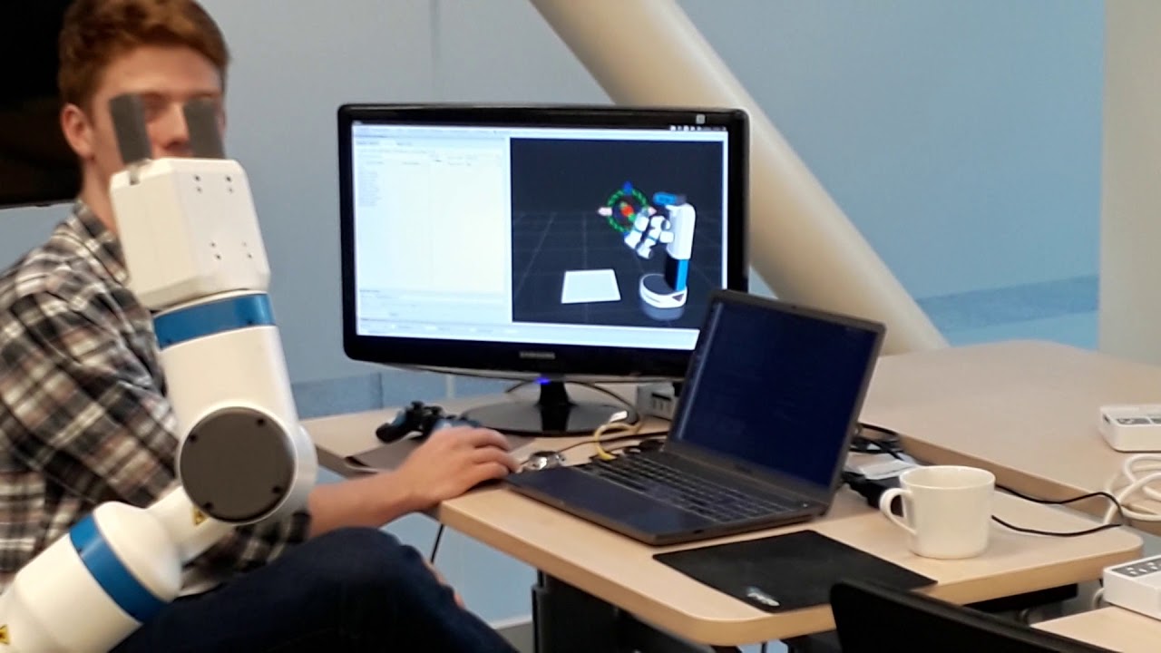 Velocity control on a real fetch robot using Giskard - YouTube