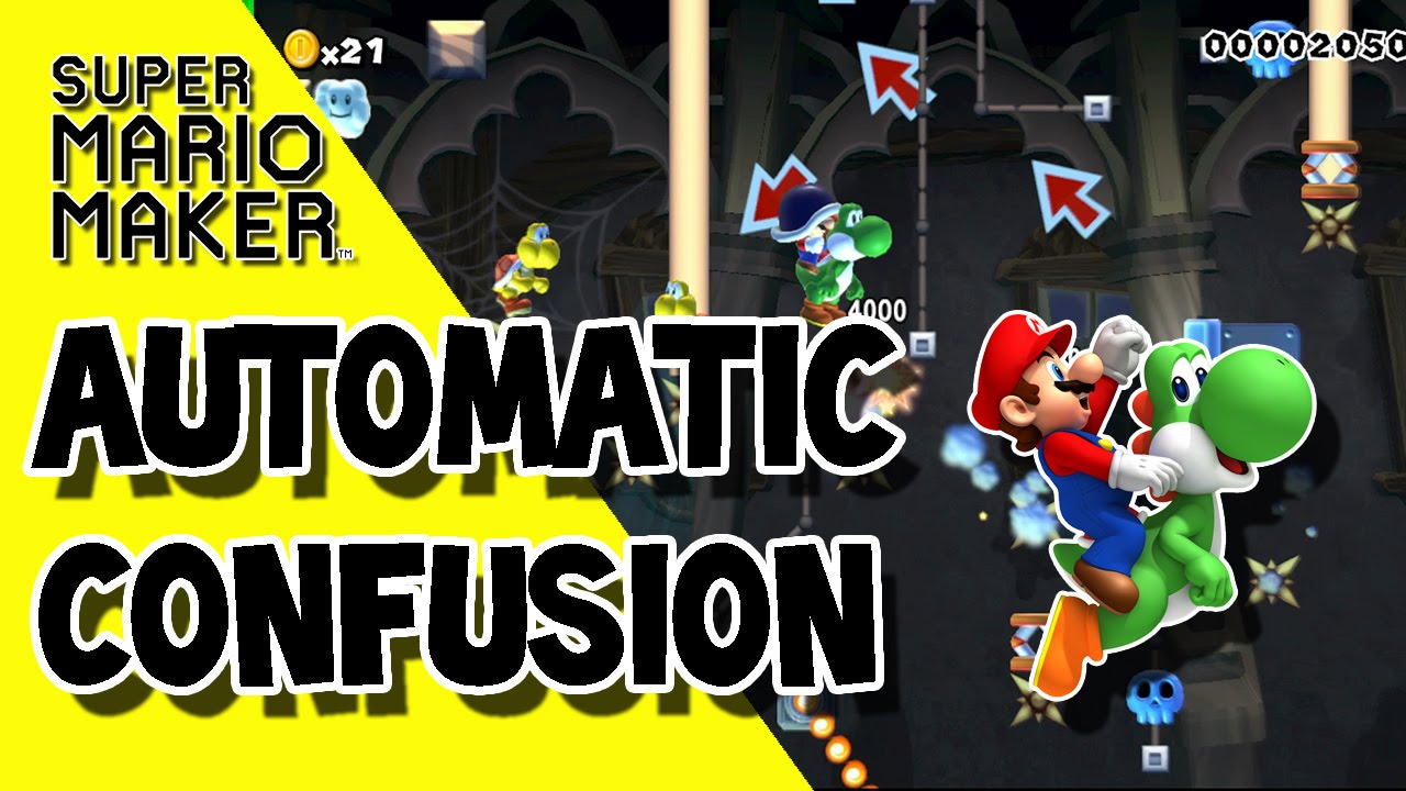 SUPER MARIO MAKER - Automatic Confusion(minha fase automática) - YouTube