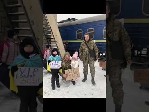 Ukrainian Soldier Reunited With Daughter After Nine Months Apart
