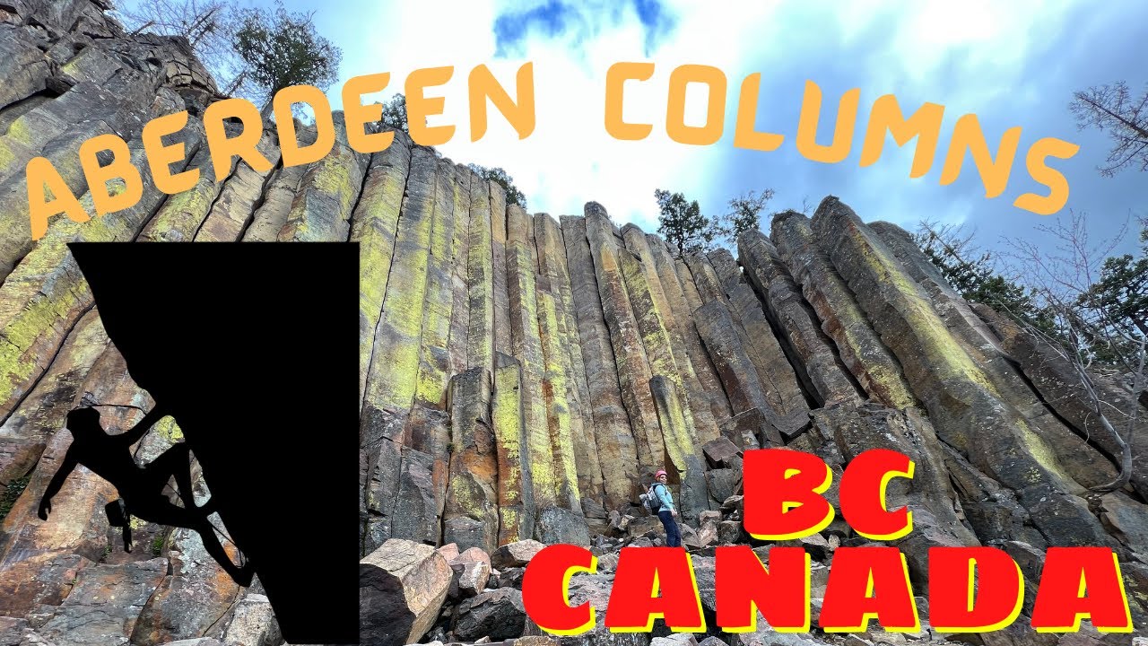 Aberdeen columns climbing trip, near Vernon and Kelowna BC, Canada ...