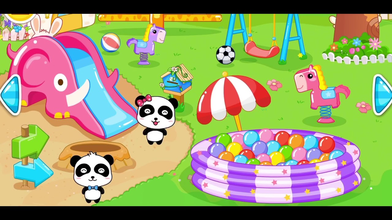 BabyBus Kindergarten/firefight rescue teams, fire truck/playground ...