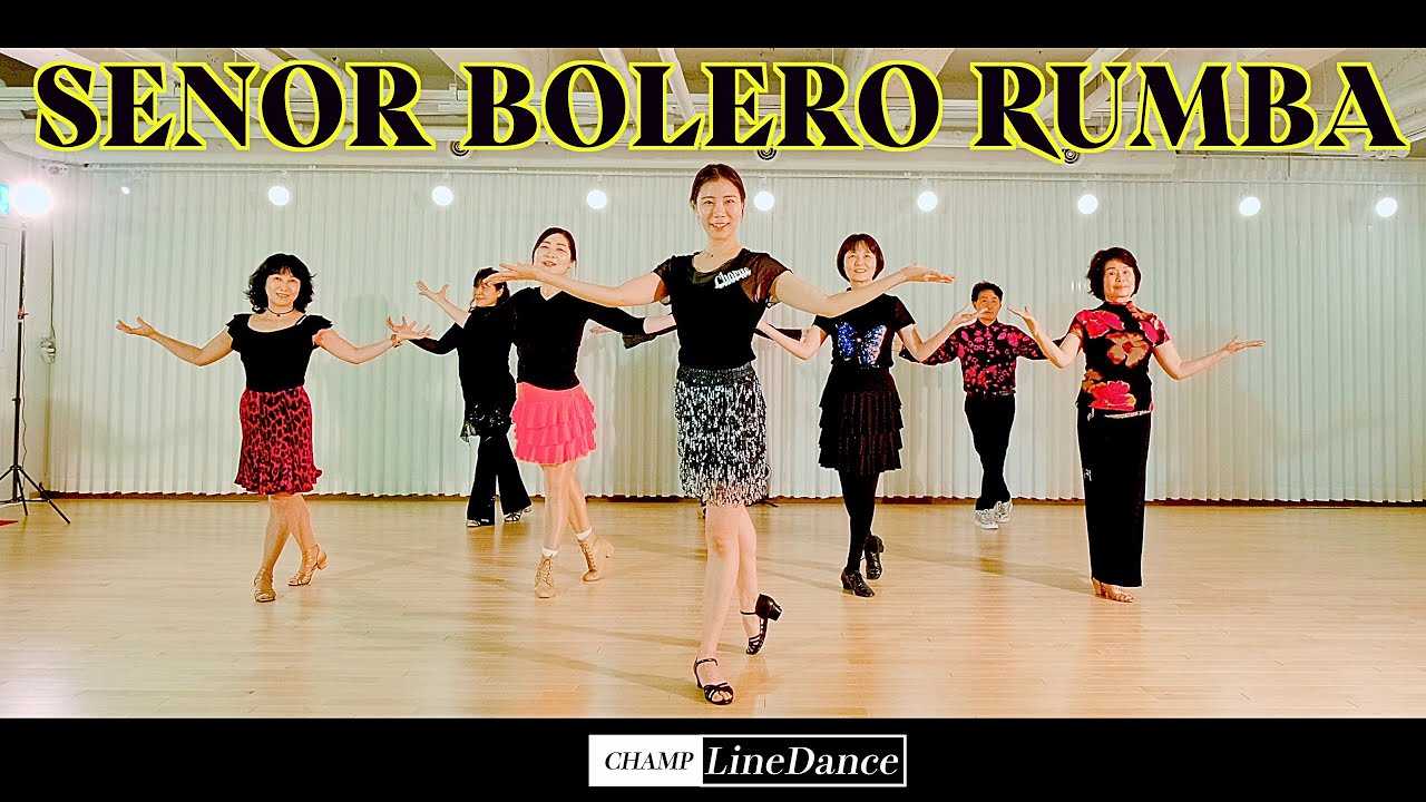 [월요라틴초급반] Senor Bolero Rumba Line Dance || (쉬운룸바) 세뇨 볼레로 룸바 라인댄스 ...