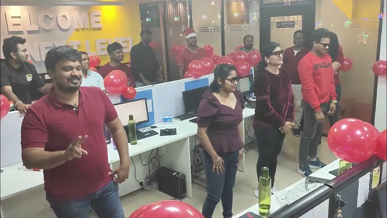Christmas Celebration at Qtonix Software Pvt Ltd - YouTube